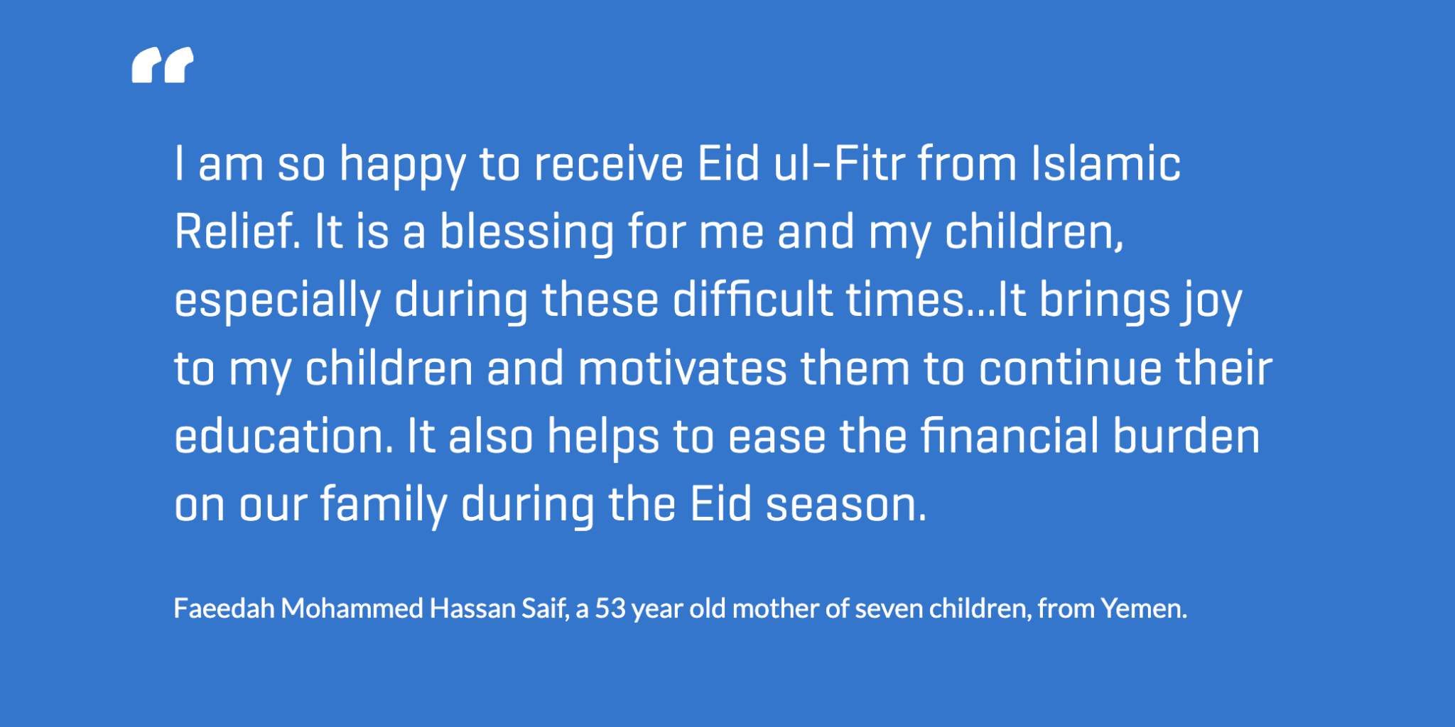 Eid Gifts - Islamic Relief South Africa
